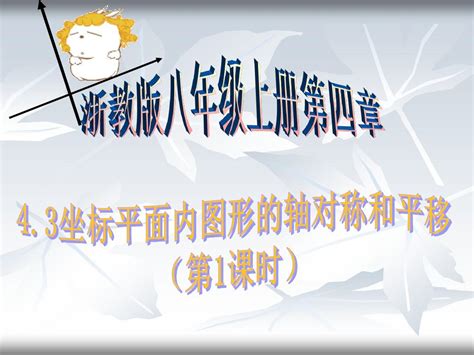 2016年秋季学期新浙教版八年级数学上册 4 3 坐标平面内图形的轴对称和平移 第1课时 1 Word文档在线阅读与下载 无忧文档