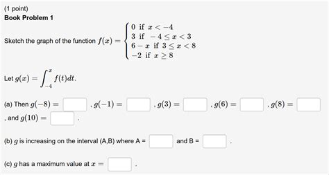 Solved 1 Point Book Problem 1 O If X 4 3 If 4