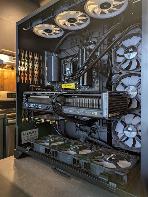 Vertical Mounting 4090 Gpu With The Master Cooler V3 In The Corsair 5000x Case R Buildapc