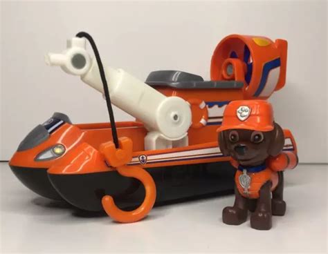 Paw Patrol Ultimate Rescue Zuma Hovercraft And Pup Figure Set Spin