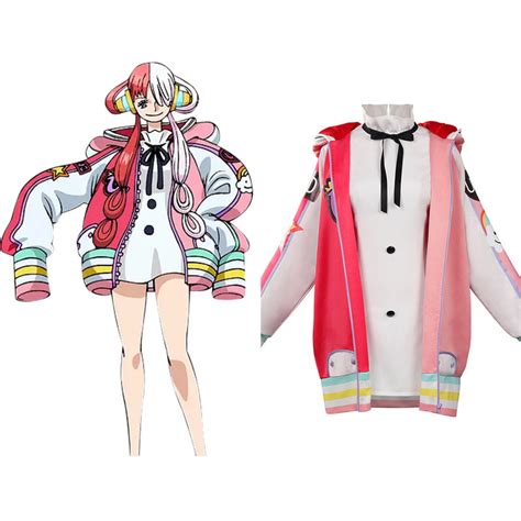 One Piece Film Red Uta Cosplay Costume Dress Coat Outfits Halloween Ca