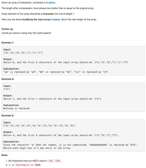 Leetcode 443 String Compression 腾讯云开发者社区 腾讯云
