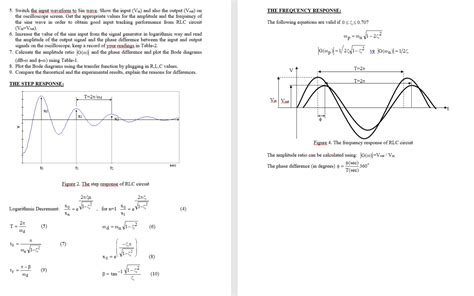 Solved SECOND ORDER SYSTEM RESPONSE A RLC Circuit Is Shown Chegg Com