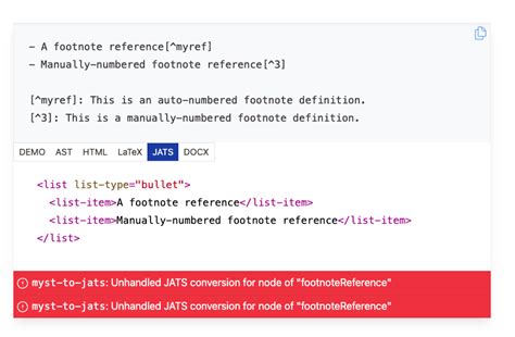 Raise Errors If Node Isnt Rendered In Tex · Issue 261 · Jupyter Book
