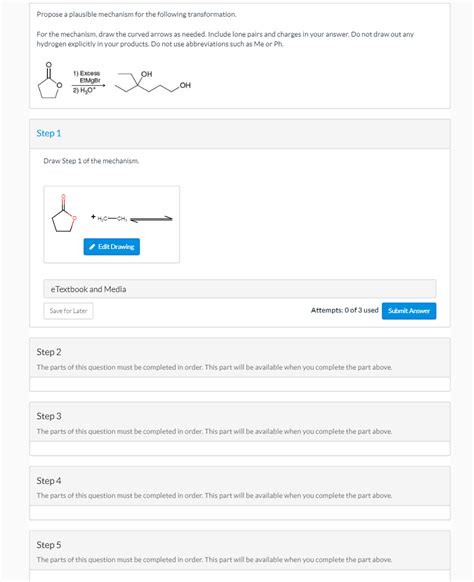 Solved Propose A Mechanism For The Following Chegg Com