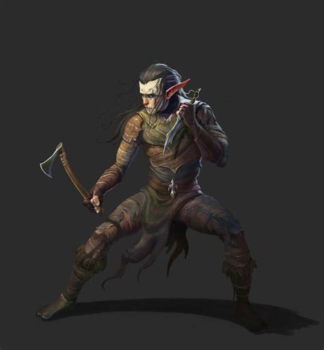Artstation Wood Elf Blade Dancer Wood Elf Dungeons And Dragons