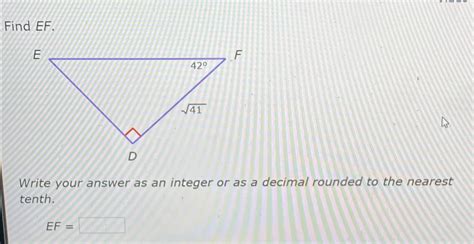 Solved Find Efwrite Your Answer As An Integer Or As A