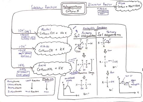 A Level Organic Chemistry Mind Map
