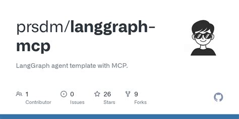 Github Prsdmlanggraph Mcp Langgraph Agent Template With Mcp