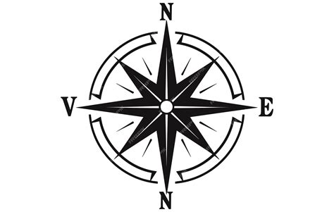 Premium Vector Compass Rose Icon Vector Logo Compass Icon Vector