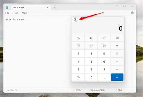 How To Turn On Or Off Always On Top For The Calculator App In Windows