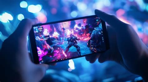 Mobile Gaming Action Premium Ai Generated Image Mobile Gaming Action Premium Ai Generated Image
