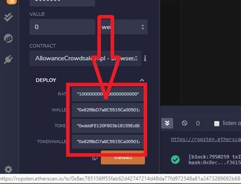 What Do Rate Wallet Token And Token Wallet Mean In Crowdsale Constructor Contracts