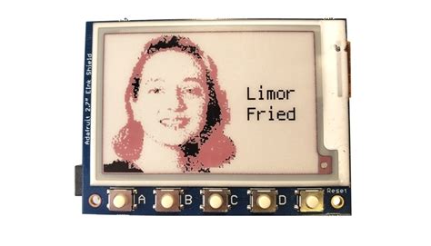 Example A Name Badge Quickstart Using Adafruit Einkepaper Displays With Circuitpython