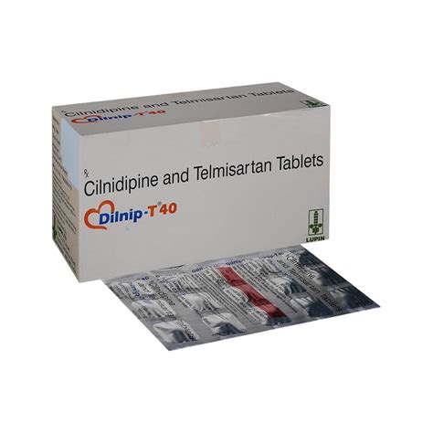 Dilnip T 40mg Strip Of 15 Tablets Price Buy Online At ₹254 In India