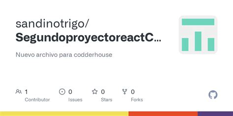 GitHub Sandinotrigo SegundoproyectoreactCodderSandinoTrigo Nuevo Archivo Para Codderhouse