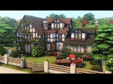 Sims 4 Tudor Style Houses The Sims Resource Tudor Style House 2