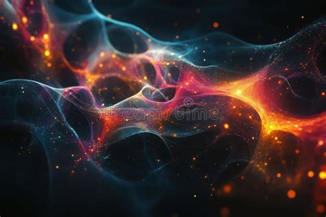 Abstract Fluid Waves Of Light And Color Create A Mesmerizing Visual Experience Full Of Vibrant