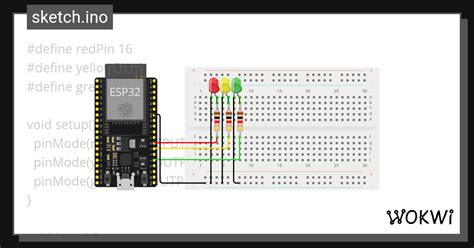 Tugas Trafic Lamp Iot18 3 2024 Wokwi Esp32 Stm32 Arduino Simulator