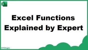 All Excel Functions Explained Briefly Under Major Categories