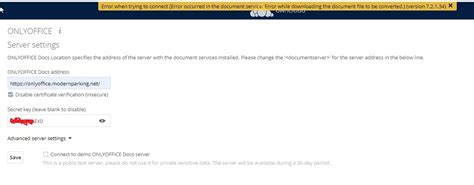 Onlyoffice Client Error · Onlyoffice Documentserver · Discussion 1997 · Github