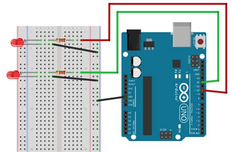 Clignoter Deux LEDs Arduino