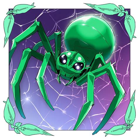 Free Jade Spider Character Image Spider Arachnid Anime Download