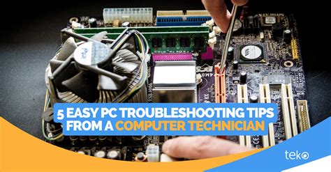 5 Computer Technician Tips For PC Troubleshooting Tips By Teko Ph