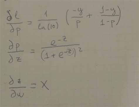 Gradient Descent For Logistic Regression Same Partial Derivative Why