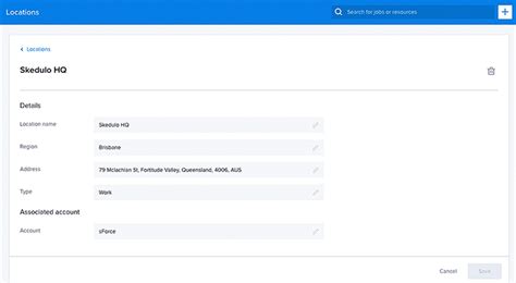 Manage Locations Skedulo Documentation