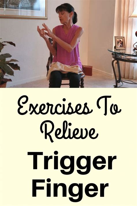 Trigger Finger Exercises To Avoid Surgery Fitness With Cindy Finger Exercises Trigger