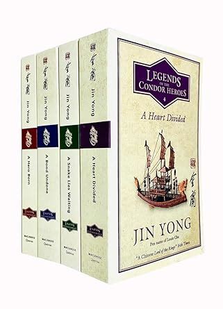 Legends Of The Condor Heroes Series 4 Books Collection Set By Jin Yong