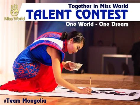 Хэдхэн минутын дараа авьяасын Miss Mongolia Team