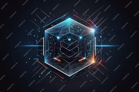 Artificial Intelligence Tech Background Digital Technology Deep Learning And Big Data Concept