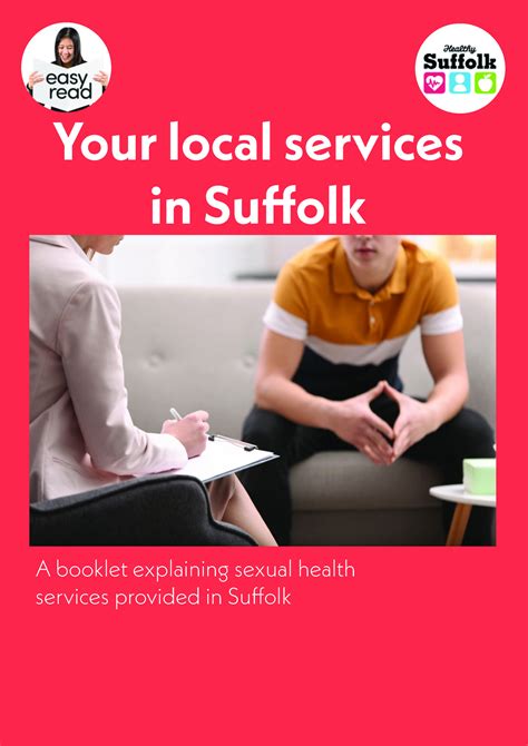 Your Local Services In Suffolk Sexual Health Easy Read Booklet