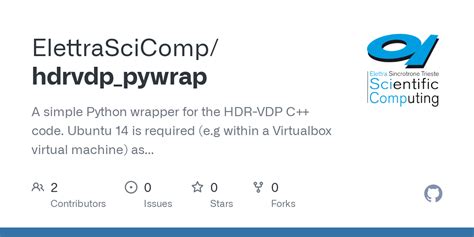 github elettrascicomp hdrvdp pywrap a simple python wrapper for the