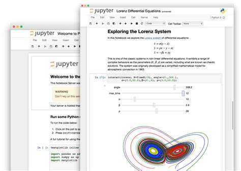 example notebook of lorenz differential equations coding homework