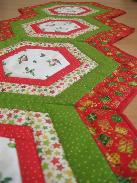 Hexagonal Table Runner Pattern Pdf Instant Download Etsy