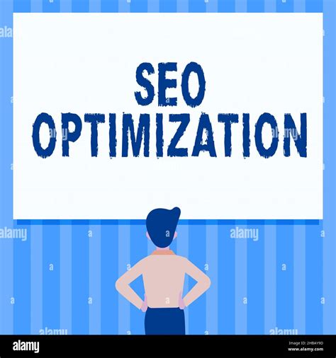Text Caption Presenting Seo Optimization Conceptual Photo Process Of