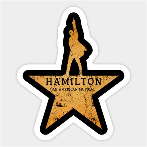 Hamilton Vintage Sticker Hamilton Stickers Stickers Hamilton