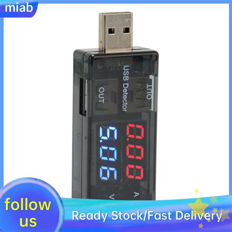 Maib Usb Voltage Meter High Accuracy 1 In 2 Out Dual Tester Portable Professional Multimeter For