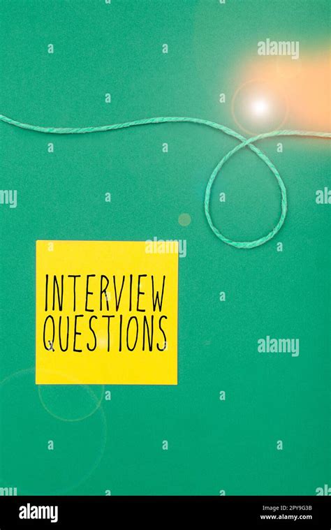 Conceptual Display Interview Questions Conceptual Photo Typical Topic Being Ask Or Inquire