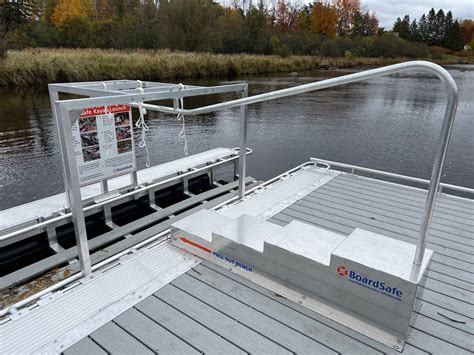 Accessible Launch With Adaptive Features Welcomed In Couderay WI BoardSafe Docks