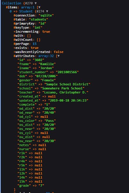 Eloquent Unexpected Data R N With Carbon Laravel Stack Overflow