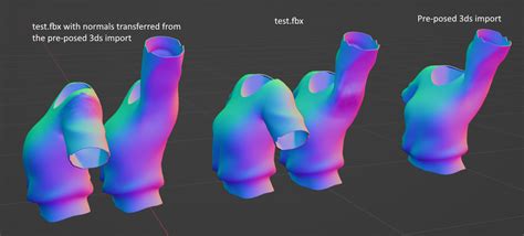 114529 Custom Split Normals Can Look Bad After Posing Mesh Stretching Areas Blender