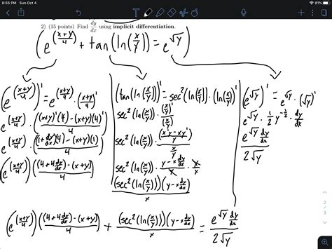 Help With Implicit Differentiation Have I Correctly Differentiated So Far And If So How Can I