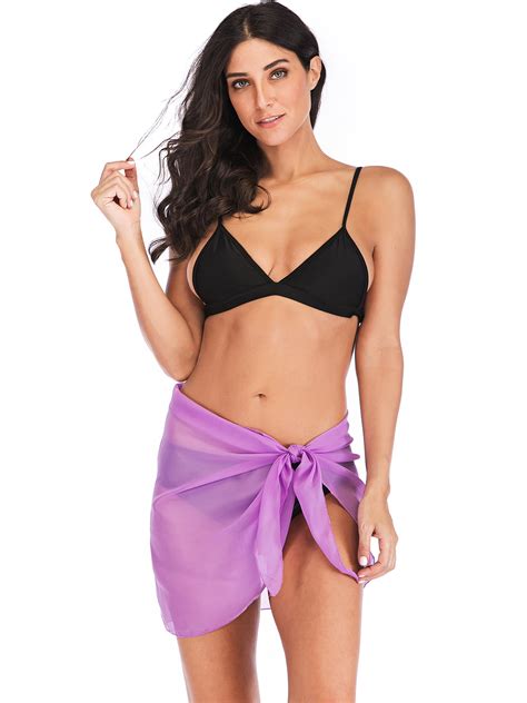 Sayfut Womens Swimsuit Sarong Summer Beach Wrap Skirt Swimsuit Bathing Suit Cover Up For Women