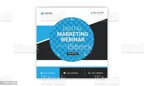 디지털 마케팅 소셜 미디어 포스트 디자인 소셜 미디어 게시물 배너 디자인 웨비나 템플릿 디자인 인스타그램 게시물 템플릿 0명에 대한 스톡 벡터 아트 및 기타 이미지 Istock