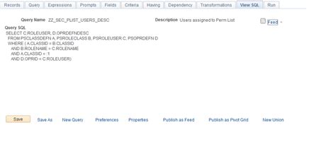 Peoplesoft Development Peoplesoft Query Related Content Service