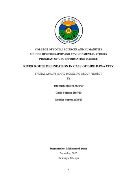 River Route Delineation Pdf Geographic Information System Drainage Basin